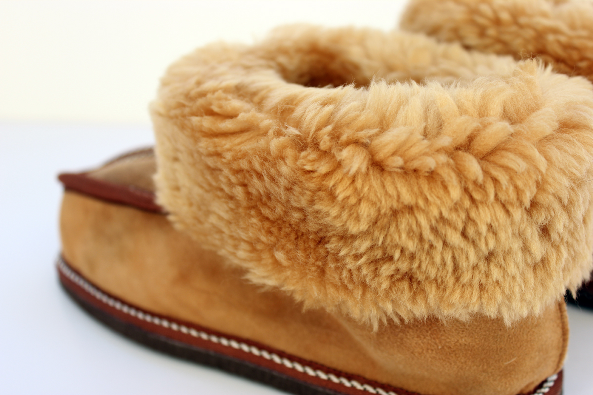 Ankle Boots slippers for Extra Warm. Women Handmade Shoe-Slippers made ...